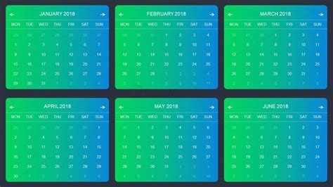 Infographic Modern Metrics Calendar Powerpoint Slidemodel