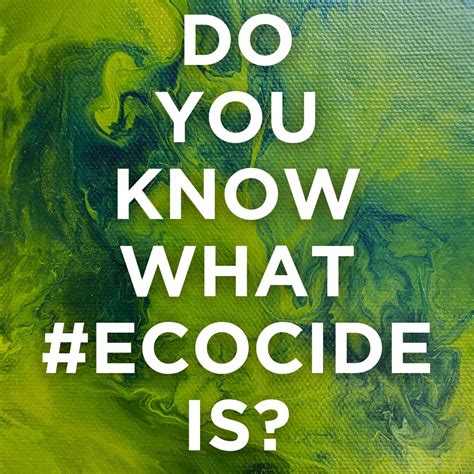 Ecocide Ecocidelaw Stopecocide Stop Ecocide International