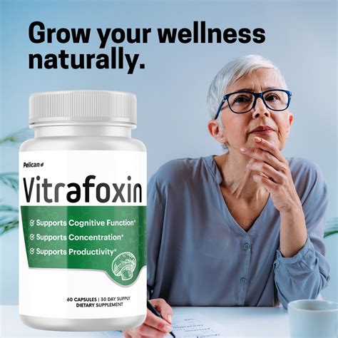 Vitrafoxin Brain And Immune Support 3 Bottles 180 Capsules Pelican Vitamins