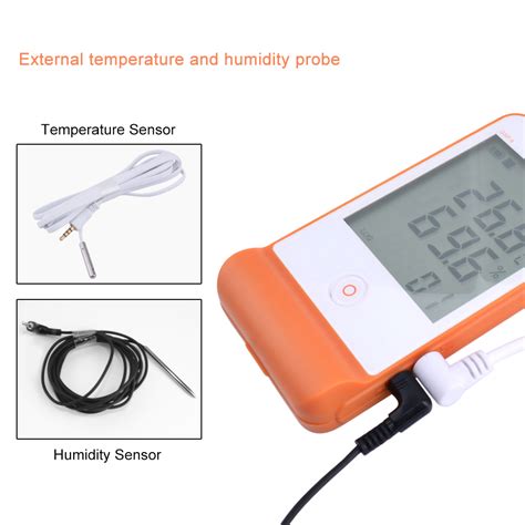Gsp 6 Digital Usb Temperature Humidity Data Logger Built In Ntc Sensor High Precision