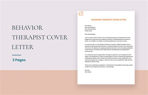 Beauty Therapy Cover Letter