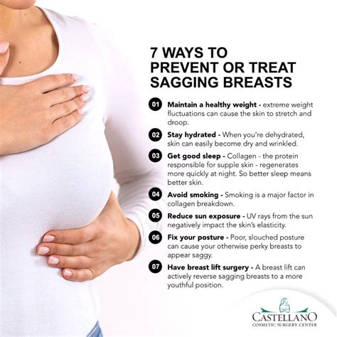7 Ways To Prevent Or Treat Sagging Breasts