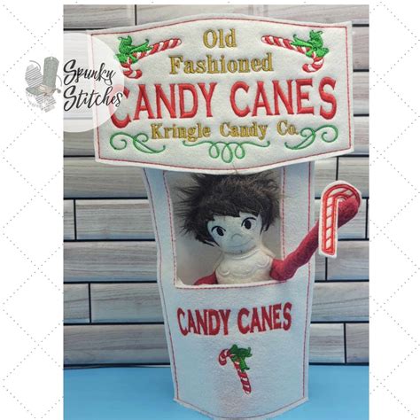 Candy Cane Shop Slipover Elf Costume