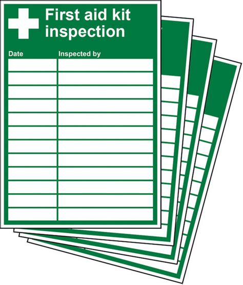 First Aid Kit Inspection Label At Jake Spragg Blog