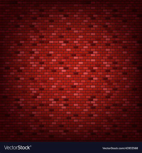 Dark Red Brick Wall Background Royalty Free Vector Image