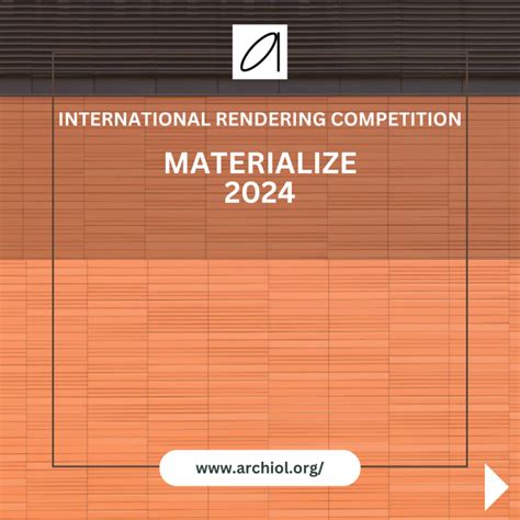 Materialize Architecture Material Rendering Challenge 2024