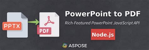 Nodejs에서 Powerpoint를 Pdf로 변환 Nodejs에서 Powerpoint를 Pdf로 변환