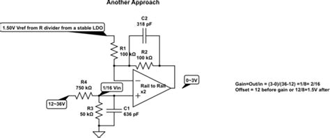 Adc How To Filter A Signal Through A Differential Amplifier