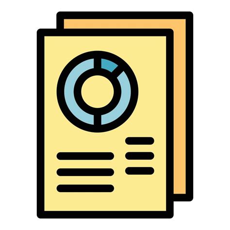 Business Reporting Icon Vector Flat 21410019 Vector Art At Vecteezy