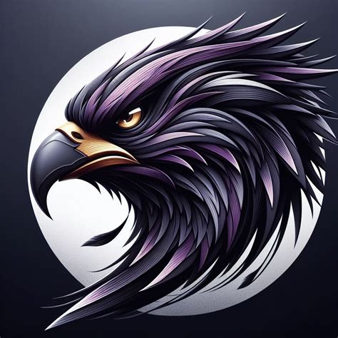 Majestic Eagle In Front Of Full Moon