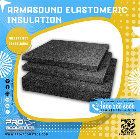 Armasound Elastomeric Insulation Sound Proofs