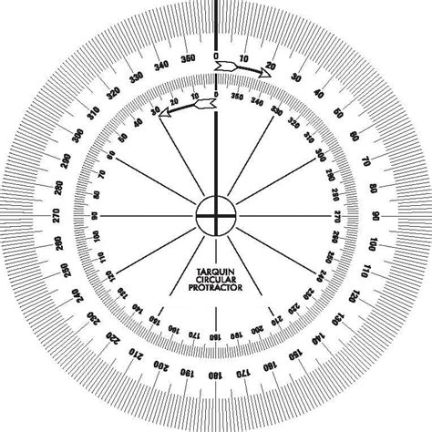 Printable Protractor 360 Free Download And Print For You