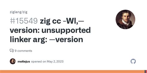 Zig Cc Wl Version Unsupported Linker Arg Version · Issue 15549