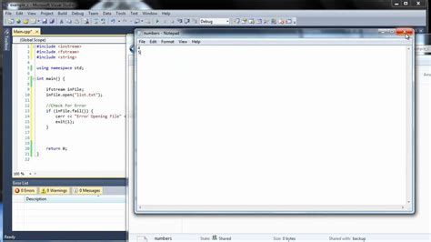 C Tutorial 29 Reading And Writing To Files Fstream Youtube