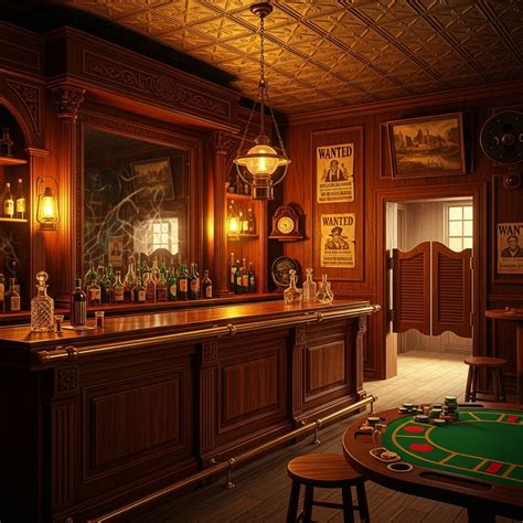 Free Golden Saloon Interior Image Saloon Western Frontier