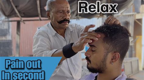 Quick Relief Head Massage By Baba Barber Relax And Calm In My Chair Youtube