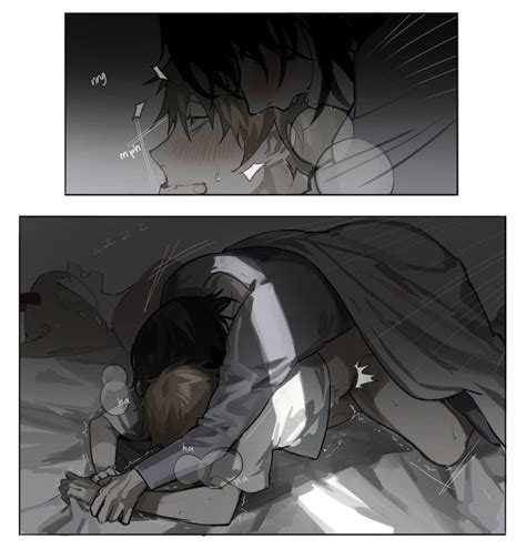 Rule 34 Anal Anal Sex Bed Black Hair Blonde Hair Blush Chainsaw Man Covering Mouth Denji