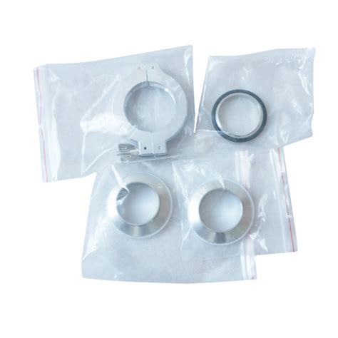 Kf50 Vacuum Weld Stub Ferrule Set With Clamp And Centering O Ring From