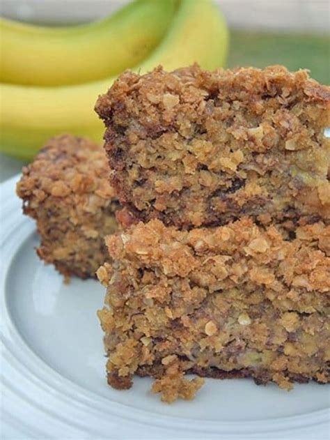Low Calorie Banana Oatmeal Cake Recipe