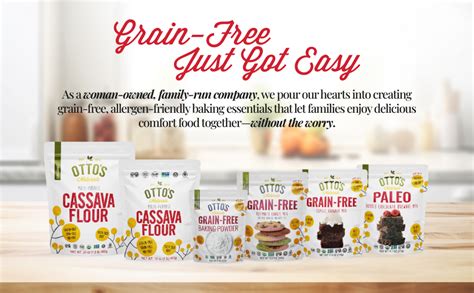 Ottos Naturals Cassava Flour Made From Yuca Root 100 Natural 907g