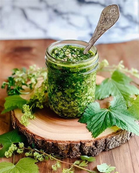Salsa Verde With Foraged Wild Greens Fresh And Invigorating