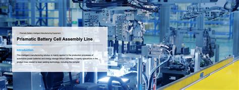 Prismatic Battery Cell Assembly Line