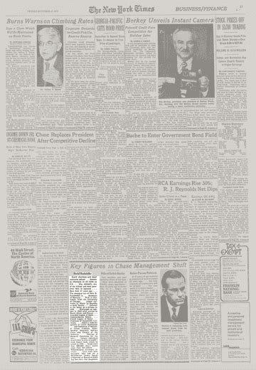 David Rockefeller The New York Times