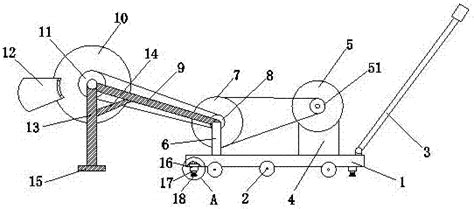 一种土木工程用夯土装置的抗震结构的制作方法