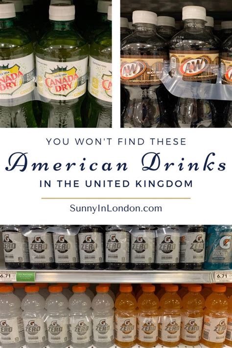 American Drinks Not In The Uk Sunny In London American Drinks