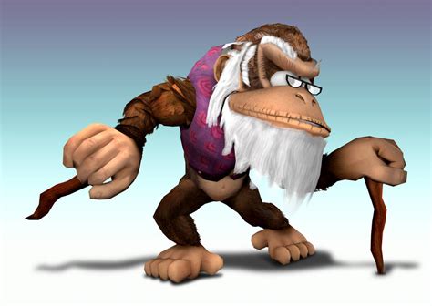Smash Bros Brawl Cranky Kong By Mach 7 On Deviantart
