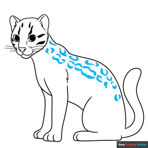 How To Draw An Ocelot Really Easy Drawing Tutorial