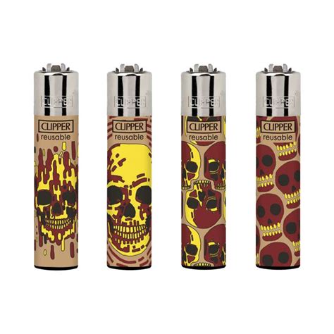 Clipper Set Skull Fire Large Clipperboooom