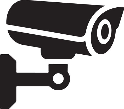 Versatile Security Camera Silhouette For Creative Use 52088815 Vector