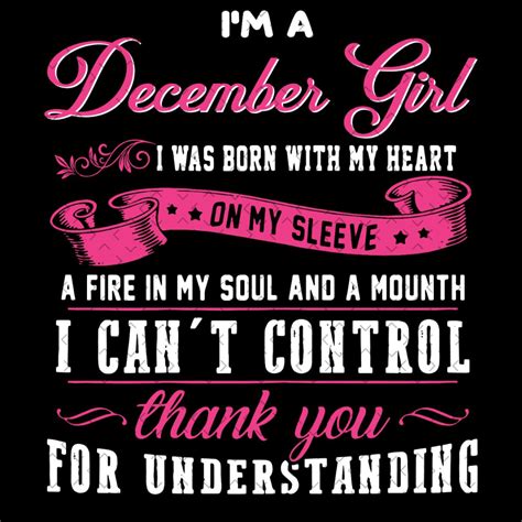 Im A December Girl Quote Svg Birthday Svg December Girl Sv Inspire
