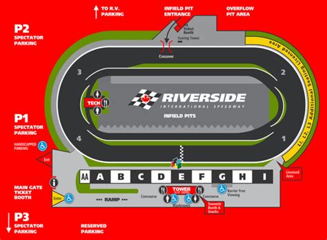Site Maps Riverside International Speedway