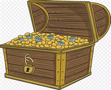 卡通打开盖子的宝箱png图片素材下载图片编号yonozmlq 免抠素材网