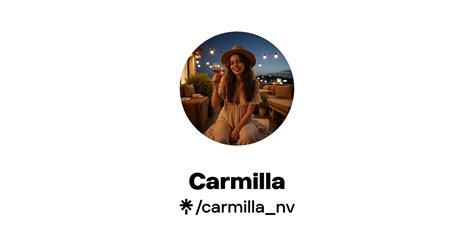 Carmilla Instagram Tiktok Linktree