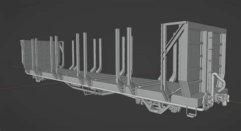Archivo 3d Ferrocarriles Sudafricanos Stj15 Madera Awgon・modelo Para