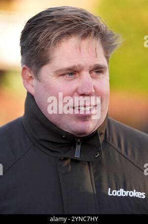 Trainer Dan Skelton At Kempton Park Racecourse Sunbury On Thames