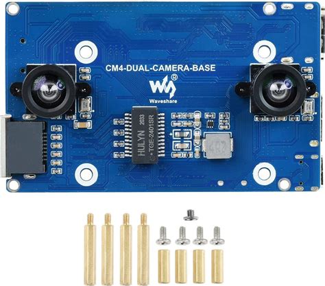 Buy Waveshare Binocular Camera Base Board Designed For Raspberry Pi Compute Module Online At