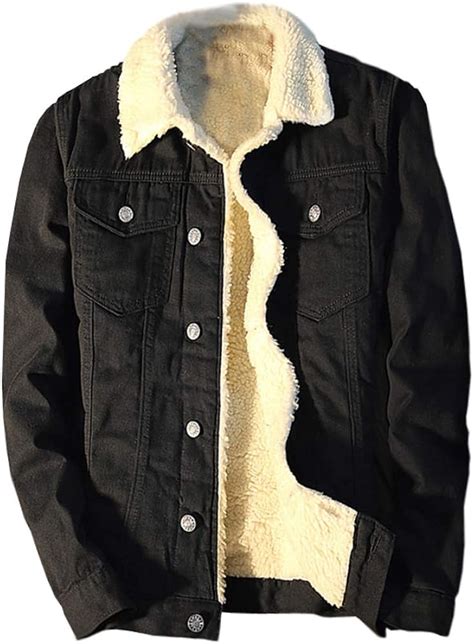 Black Denim Jacket With Fur Collar At Bridget Huizenga Blog