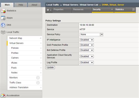 Virtual Server Security Policy Devcentral