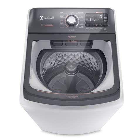 Máquina De Lavar Electrolux 14kg Branca Premium Care Com Cesto Inox E