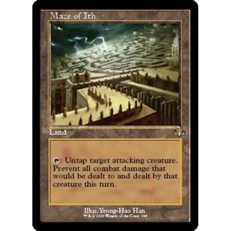 Magic The Gathering Dominaria Remastered Single Card Rare Maze Of Ith