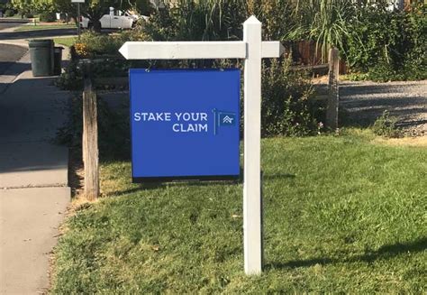 Stake Your Claim For Sale Sign Placement Stake Your Claim