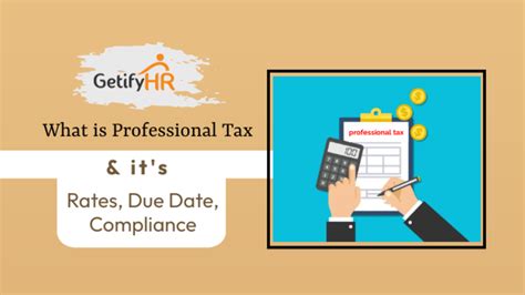 What Is Professional Tax Rates Due Date Compliance