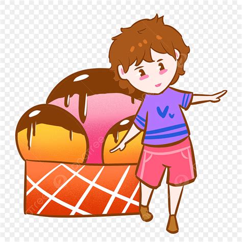 만화 일러스트 소다 아이스크림 수박 더위 여름 작은 신선한 Png 일러스트 및 Psd 이미지 무료 다운로드 Pngtree