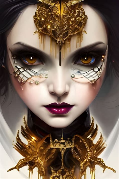 Digital Art Gothic Doll Angelique Gothic Dolls Dark Fantasy Art