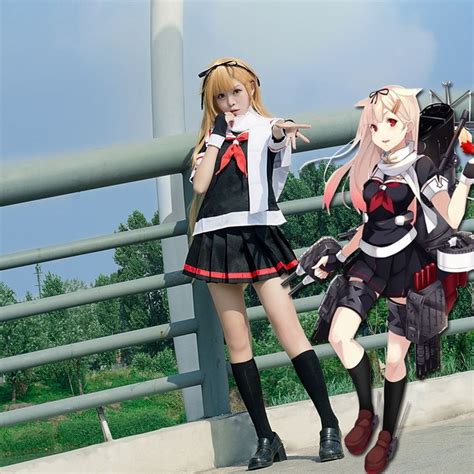 Kantai Collection Yuudachi Cosplay Xili Kaiji Costume Anime Cosplay