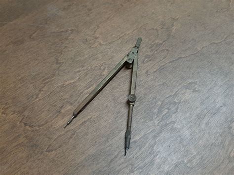Early Vintage Tacro Drafting Compass Divider Tool Made In Germany